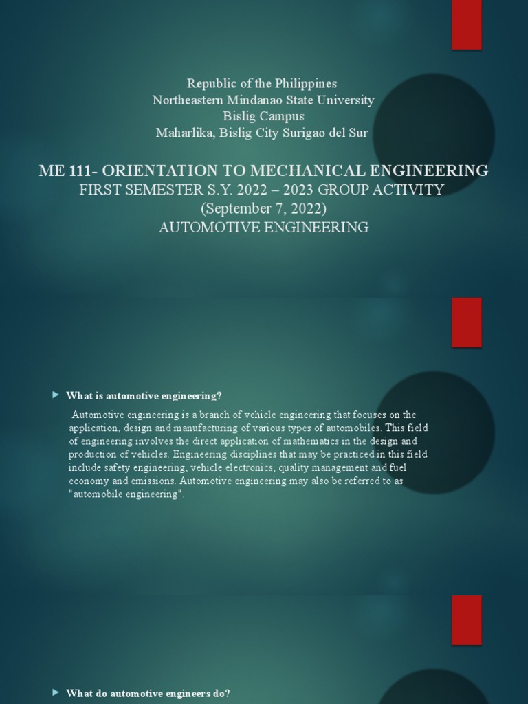 MMW Automotive Engineering | PDF | Engineering | Car