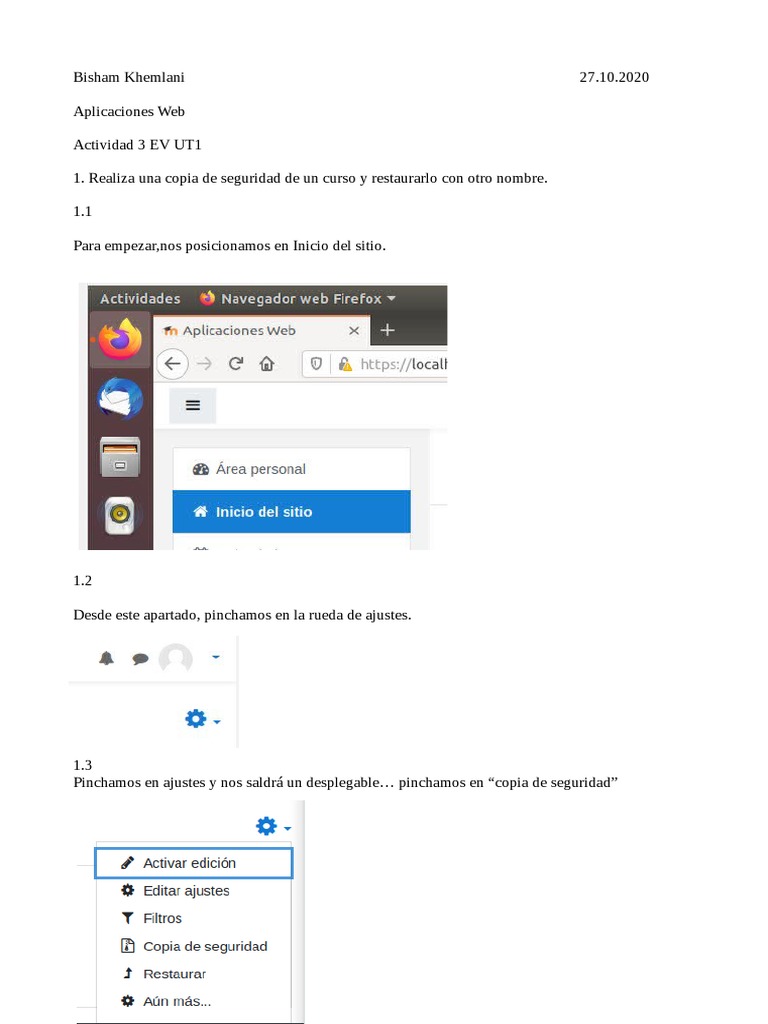 Tarea 3 | PDF | Moodle | Contraseña