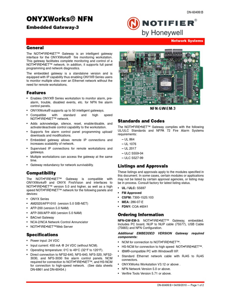 NFN-GW-EM-3_Ficha_técnica | PDF | Computer Network | Personal Computers