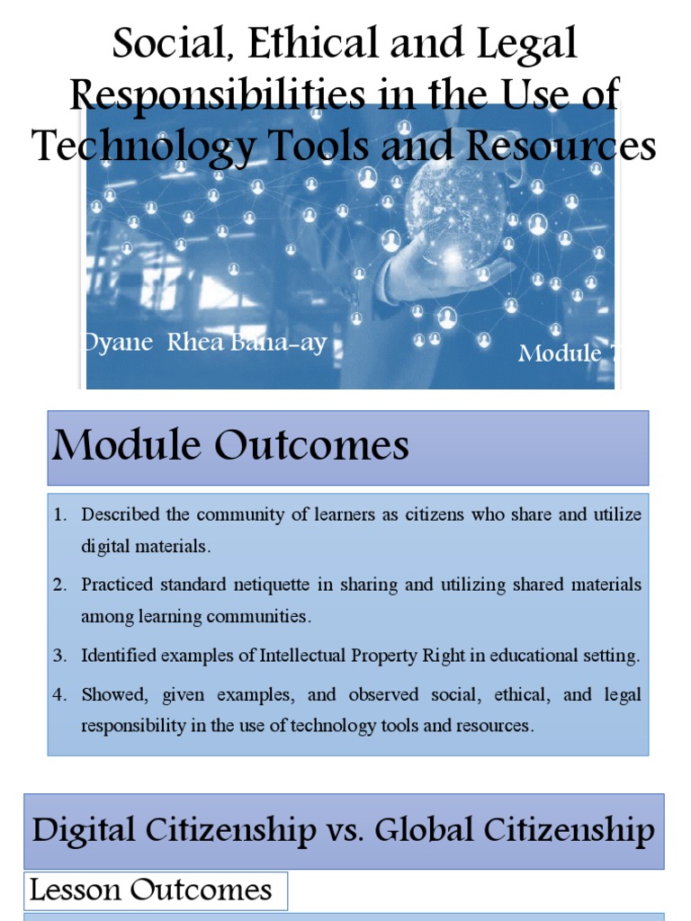 Social, Ethical and Legal Responsibilities in The | PDF | Turnitin ...