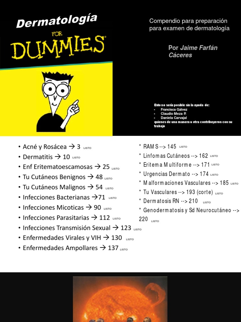 Guía de Estudio para Examen de Dermatología | PDF | Psoriasis | Medicina
