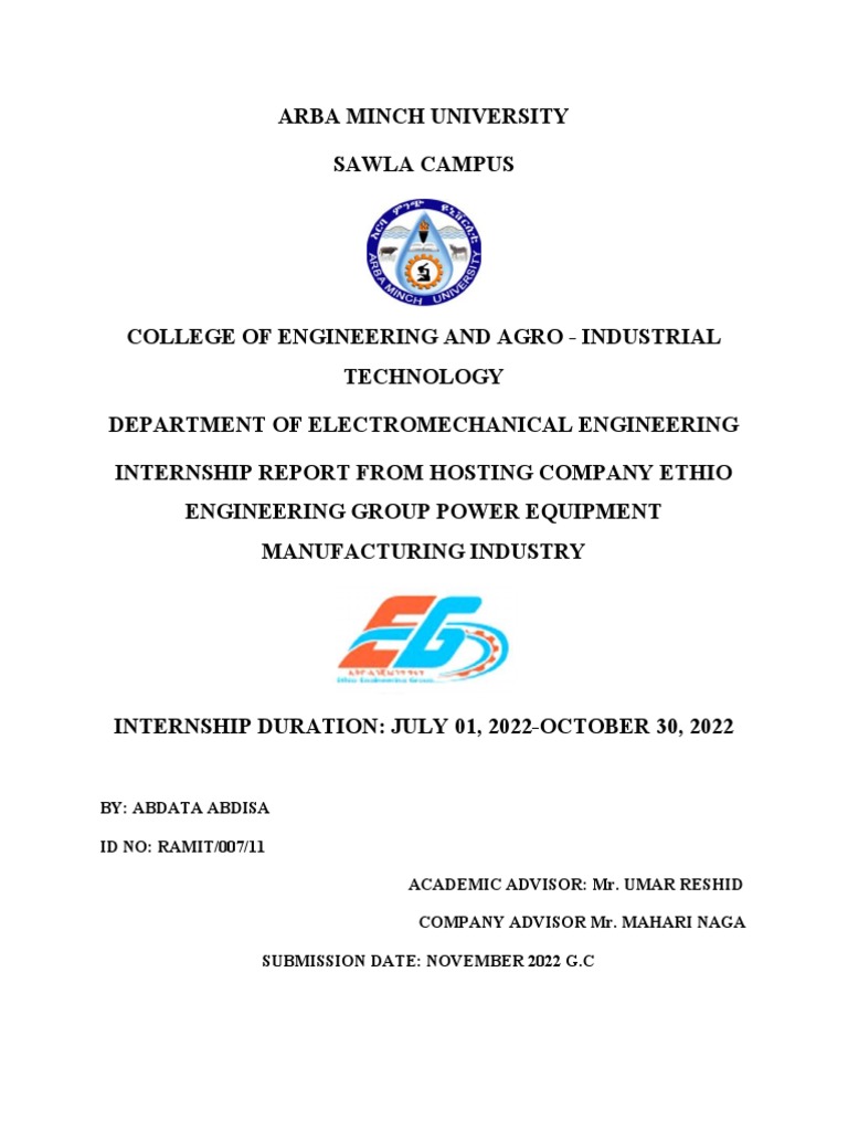 Final Abdata Internship Report | PDF | Transformer | Electromagnetic ...