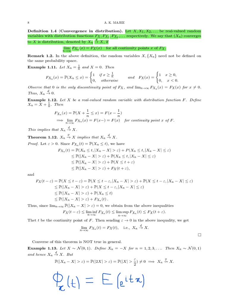 Lec 3 | PDF | Continuous Function | Distribution (Mathematics)