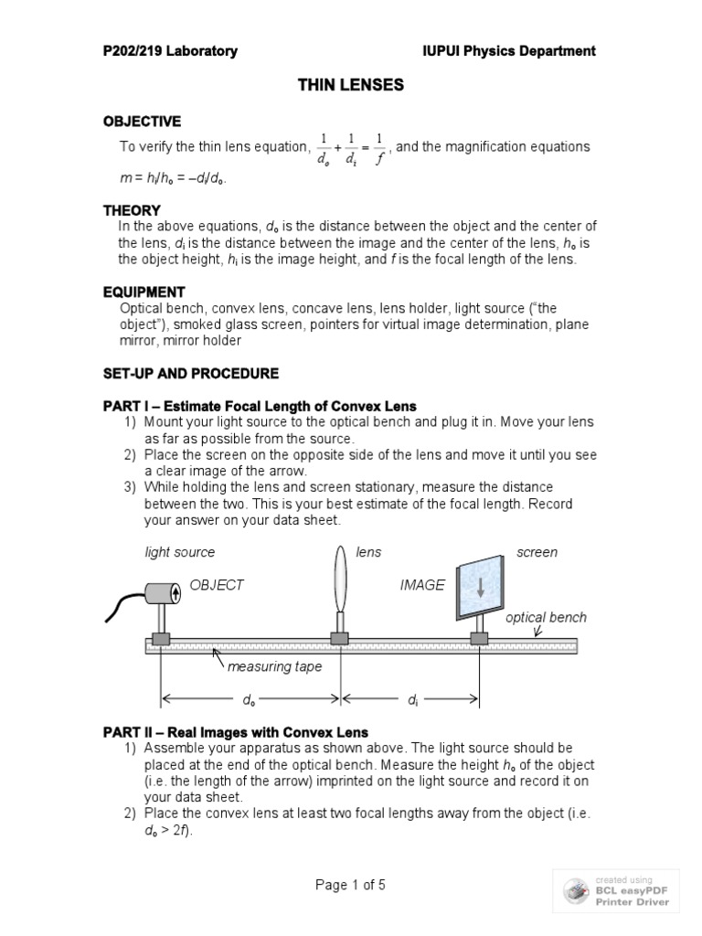 Lab 11 | Download Free PDF | Optics | Physical Sciences