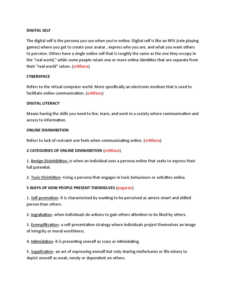 Digital Self | Download Free PDF | Behavioural Sciences | Psychology