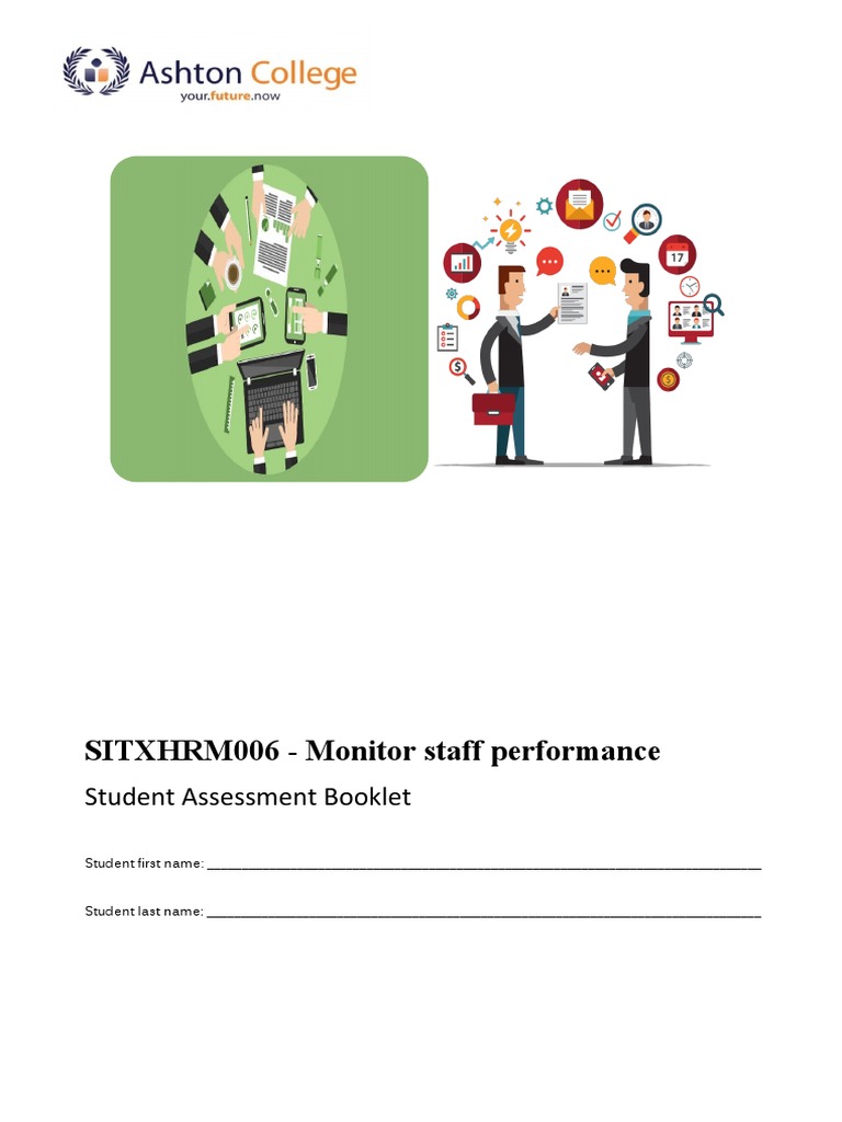 SITXHRM006 Student Assessment Booklet | PDF | Performance Appraisal ...