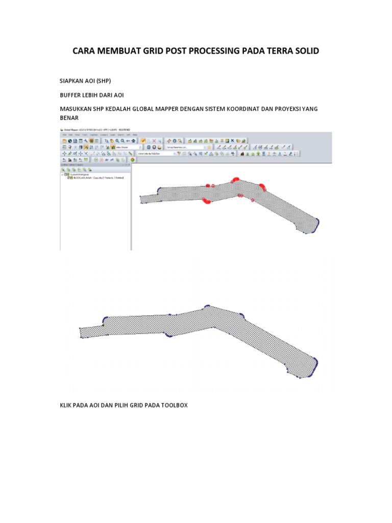 Cara Membuat Grid Post Processing Pada Terra Solid | PDF