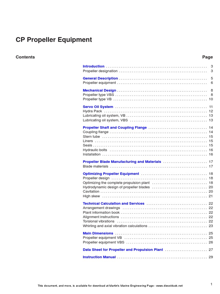 MAN B&W CP Sytem | PDF | Propeller | Pipe (Fluid Conveyance)