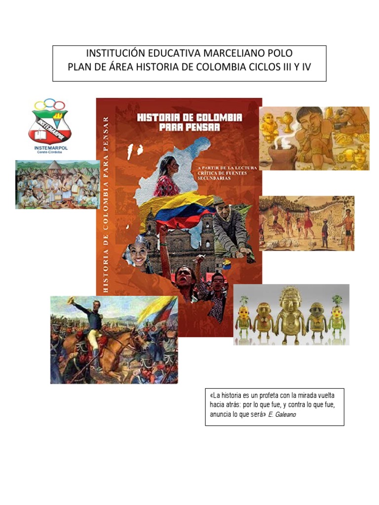 Plan de Área Historia de Colombia | PDF | Plan de estudios | Educación ...