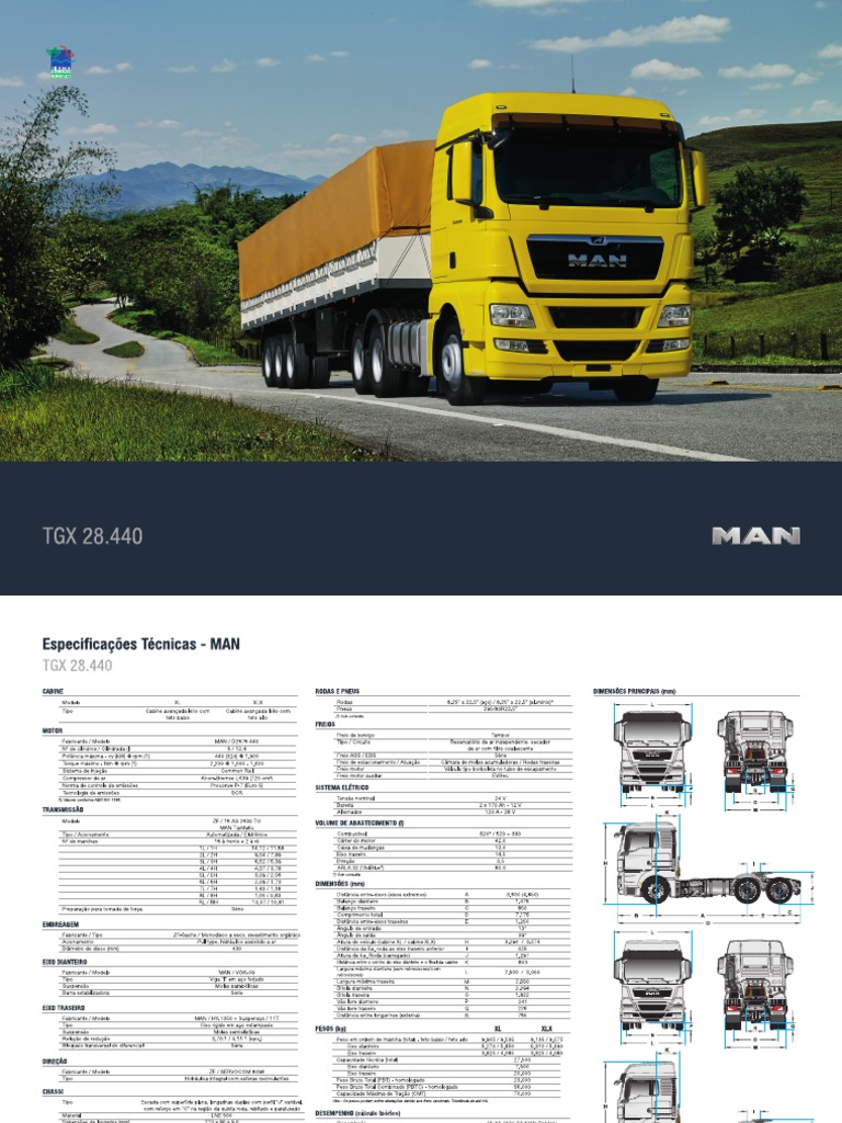 Man TGX 28.440 | PDF