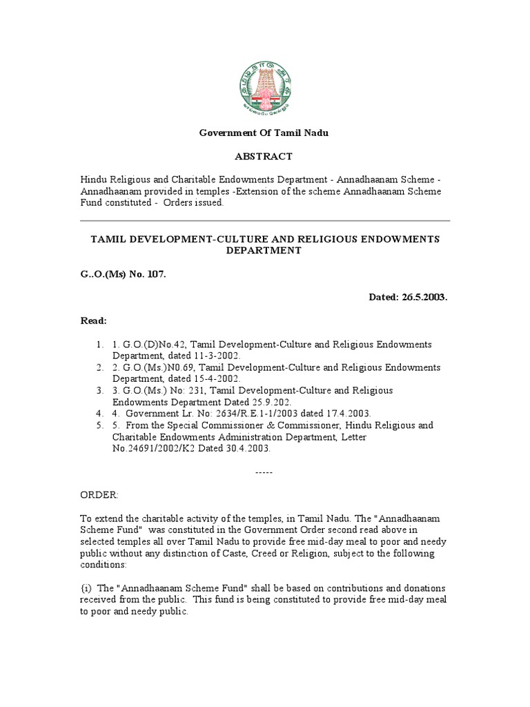 Government of Tamil Nadu | PDF | Financial Endowment | Income Tax