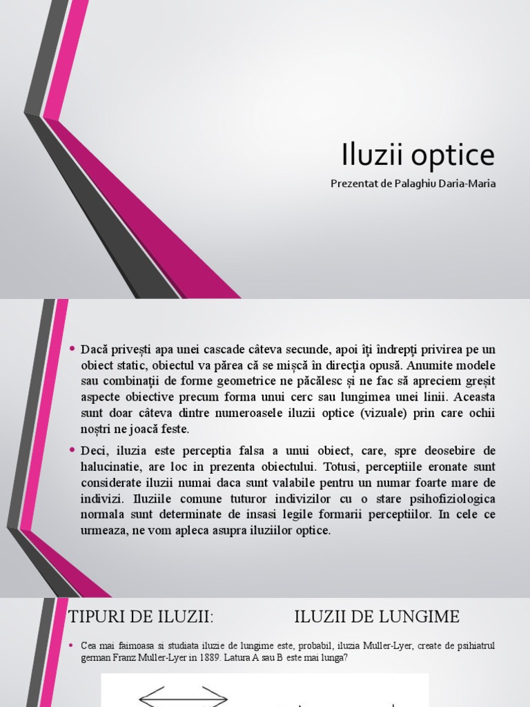 Iluzii Optice | PDF