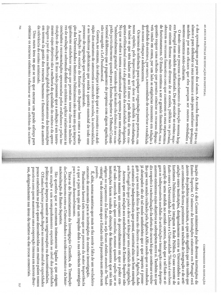 6d - Textos de Rodrigues (Org.) - Vol. II | PDF | Portugal | Universidade