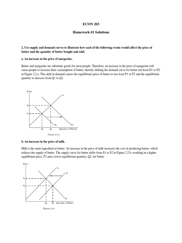 ECON 203 Solutions | PDF | Demand | Elasticity (Economics)