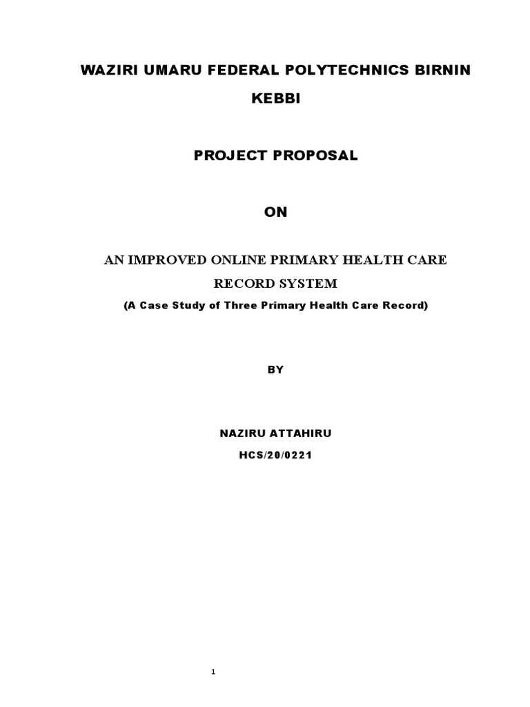 Improving Primary Healthcare Records | PDF | Electronic Health Record ...