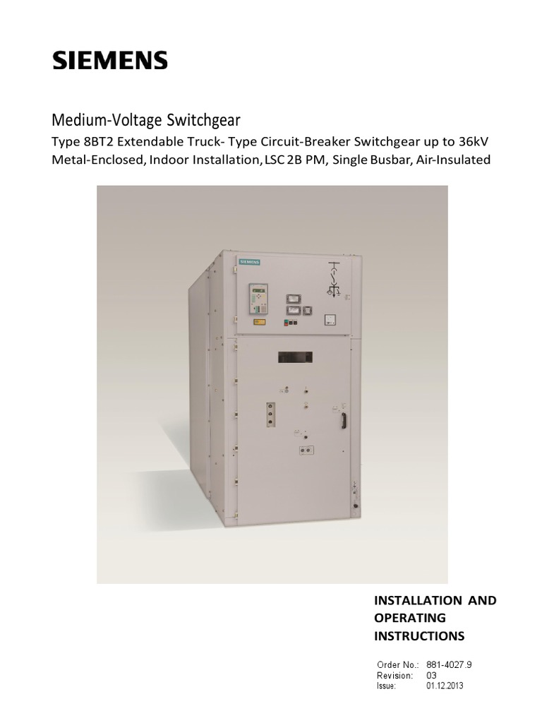 8BT2 - Installation and Operating Instructions | PDF | Electromagnetic ...