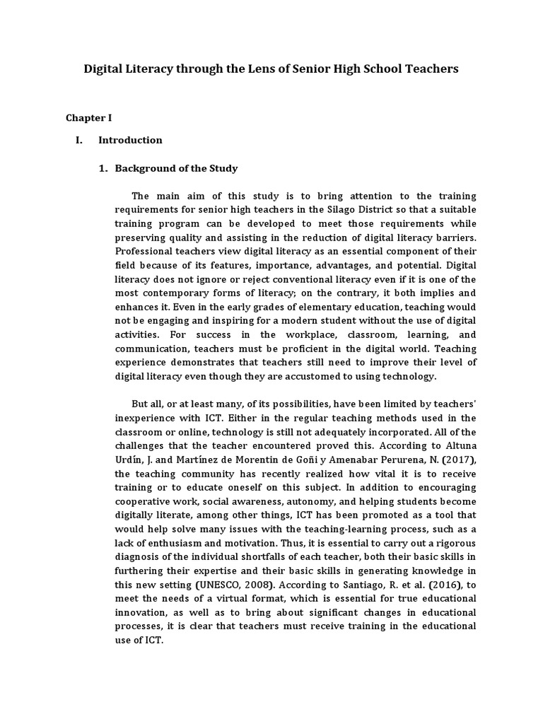 Research Proposal1 | PDF | Literacy | Survey Methodology