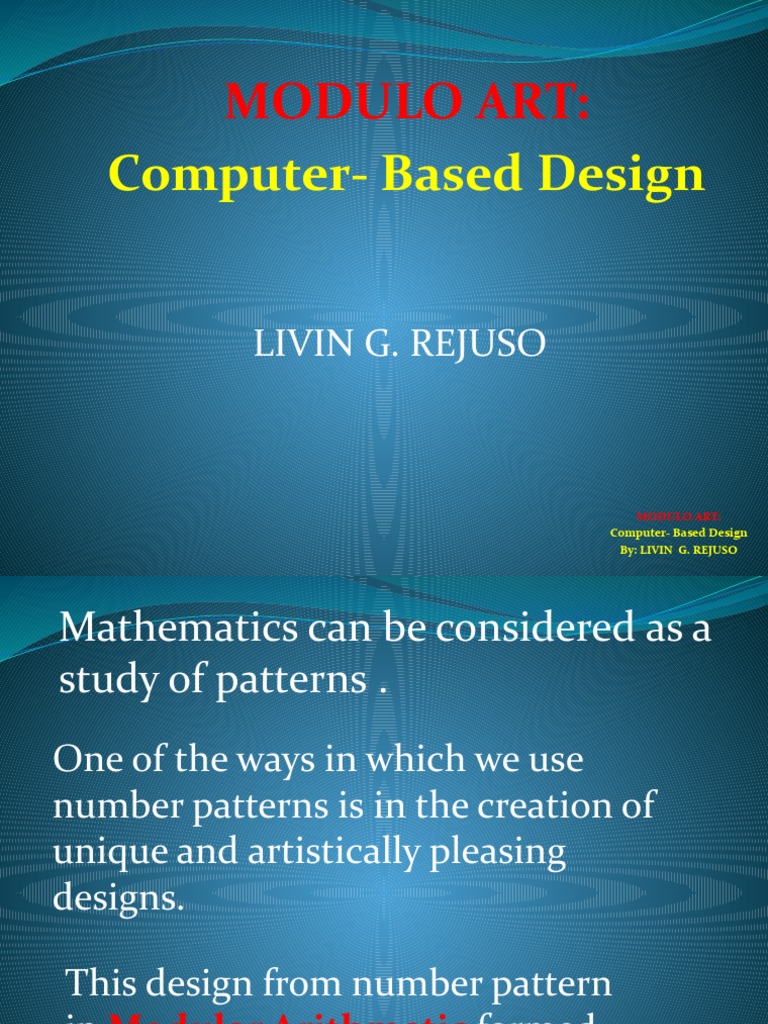 Vdocuments - MX Modulo Art Computer Based Design | PDF | Algebra | Abstract Algebra