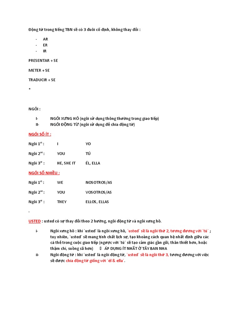 Presentarse en Español | PDF