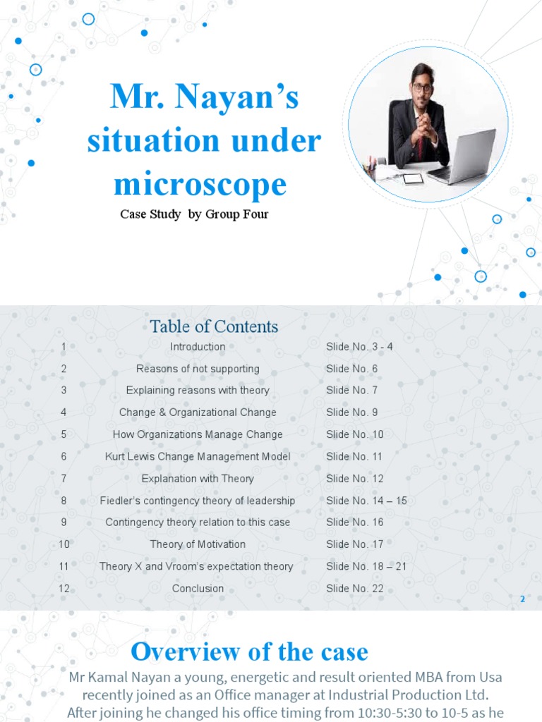Mr. Nayan's Case Is Under Microscope | PDF | Leadership | Cognition