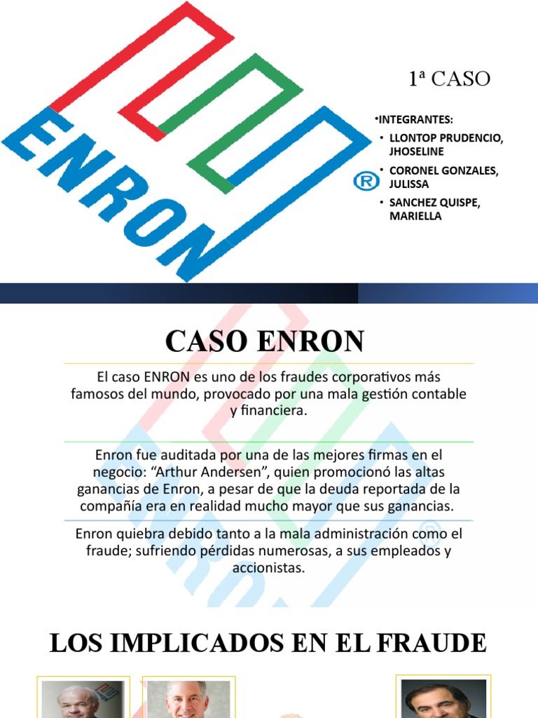 Tarea Caso Enron | PDF