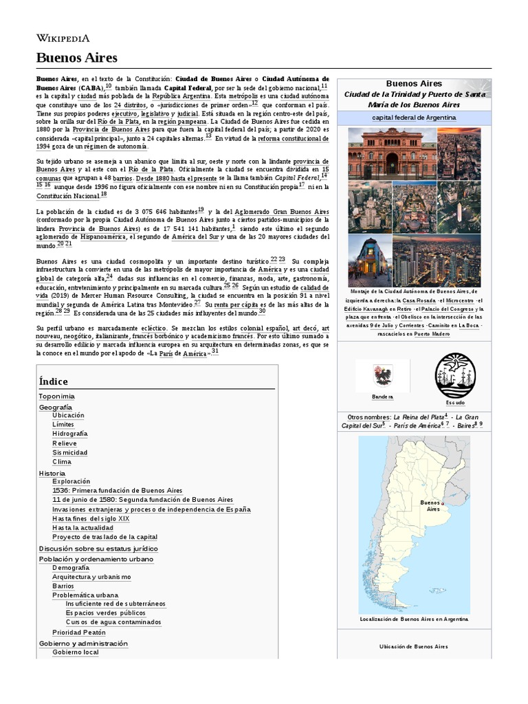 Buenos Aires | PDF | Buenos Aires