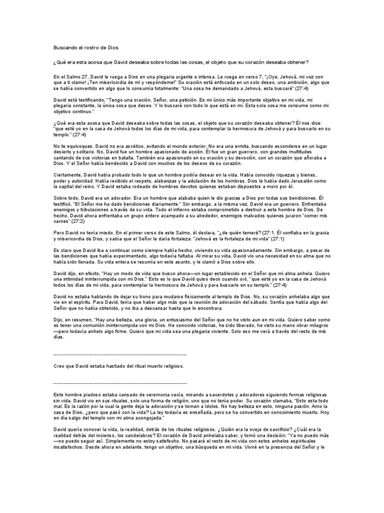 Buscando El Rostro de Dios | PDF | Cristo (título) | Jesús