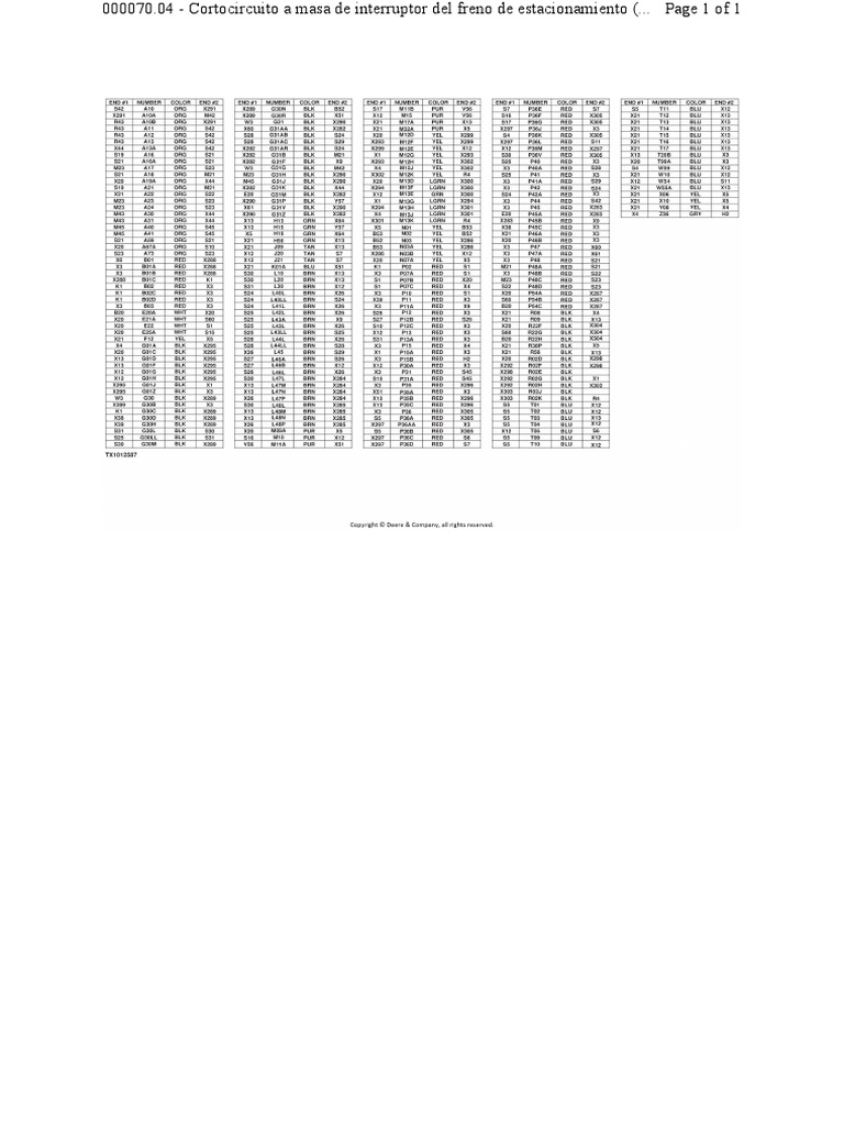 Esquema de Cableado Del Grupo de Cables de La Cabina (W10) (1 de 3) | PDF | Finanzas y dinero