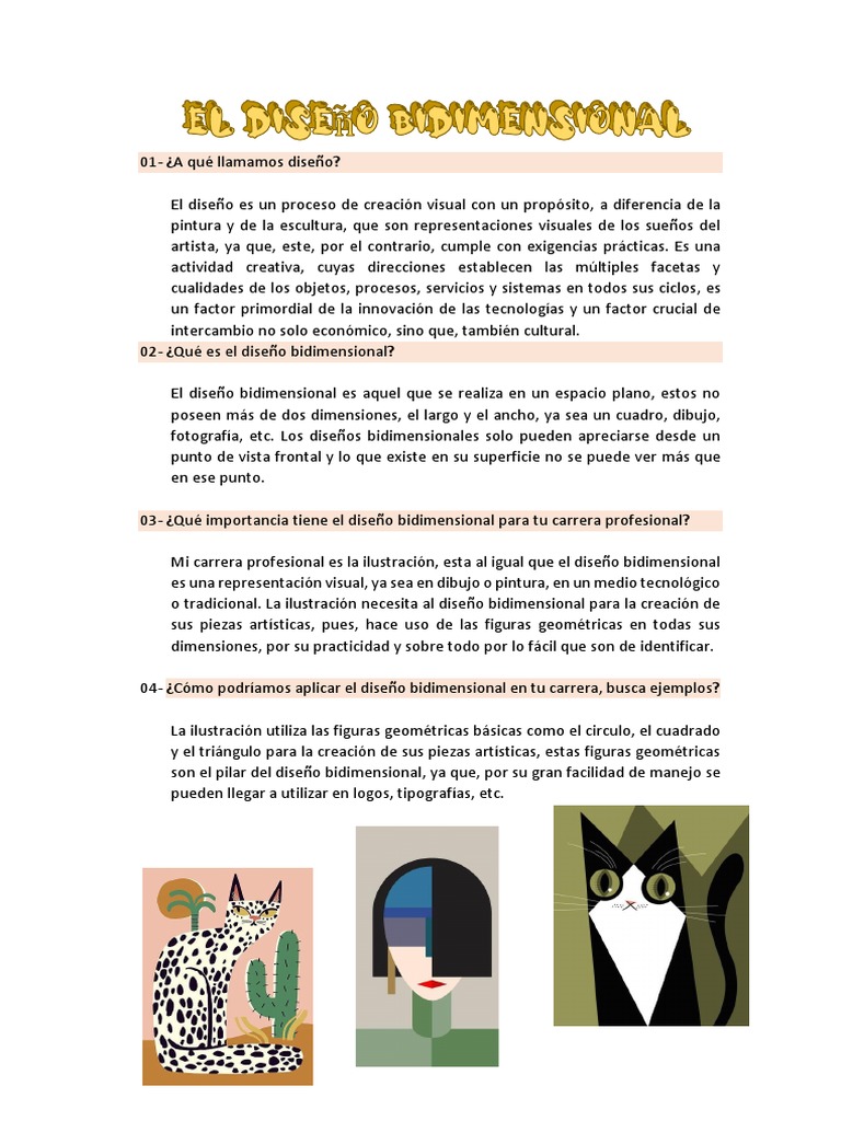 El Diseño Bidimensional | PDF | Diseño | Dibujo