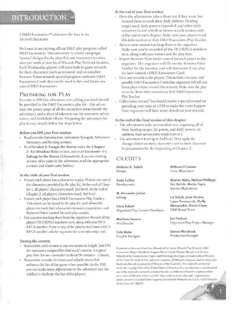 Season 2 - Dark Sun (Chapter 1) | PDF | Dungeons & Dragons | Gary Gygax ...