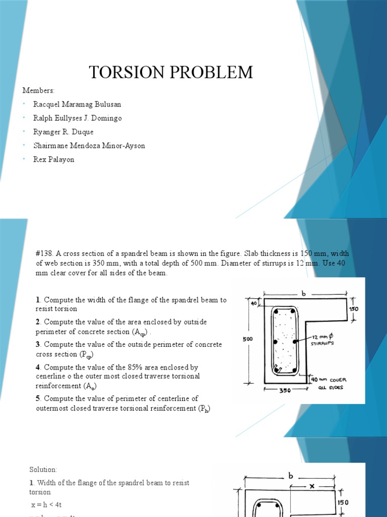 Torsion Problem Set | Download Free PDF | Mechanics | Applied And Interdisciplinary Physics
