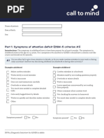 CAARS Adult ADHD Rating Scales Technical Manual | PDF | Attention ...