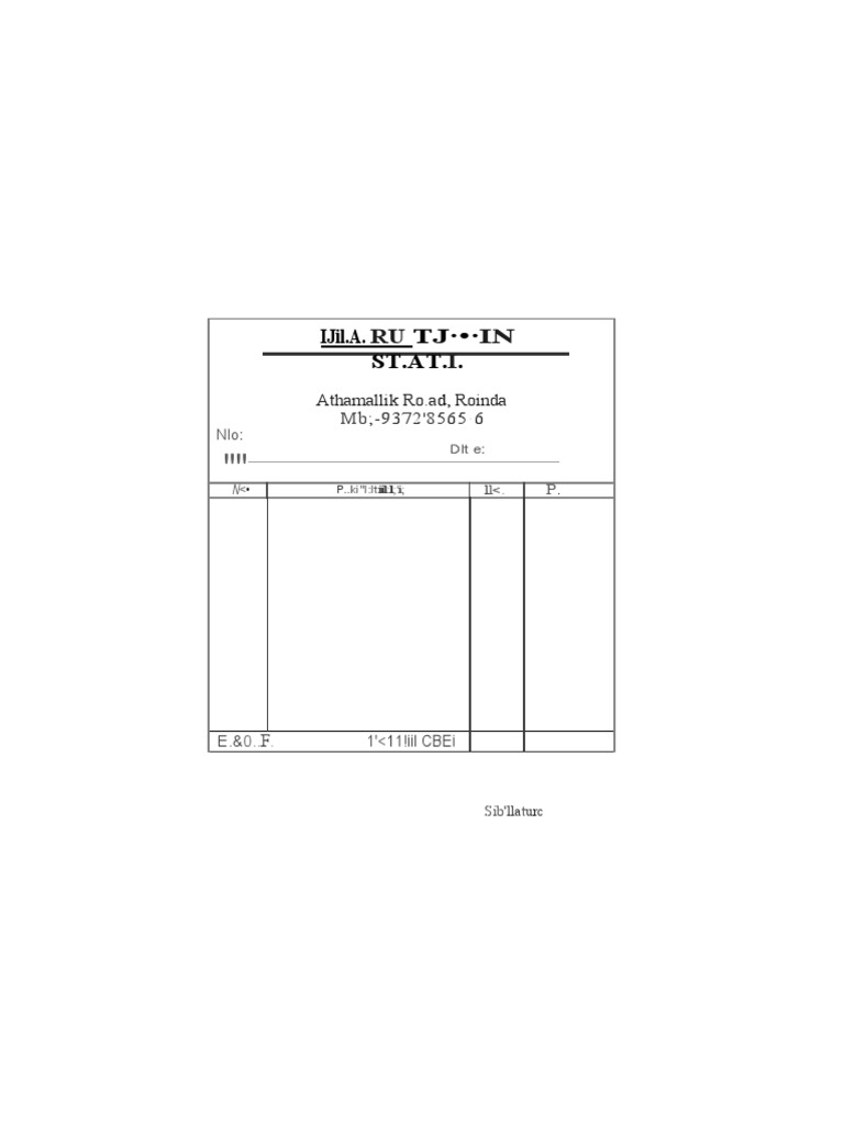 Tiffin Bill | PDF