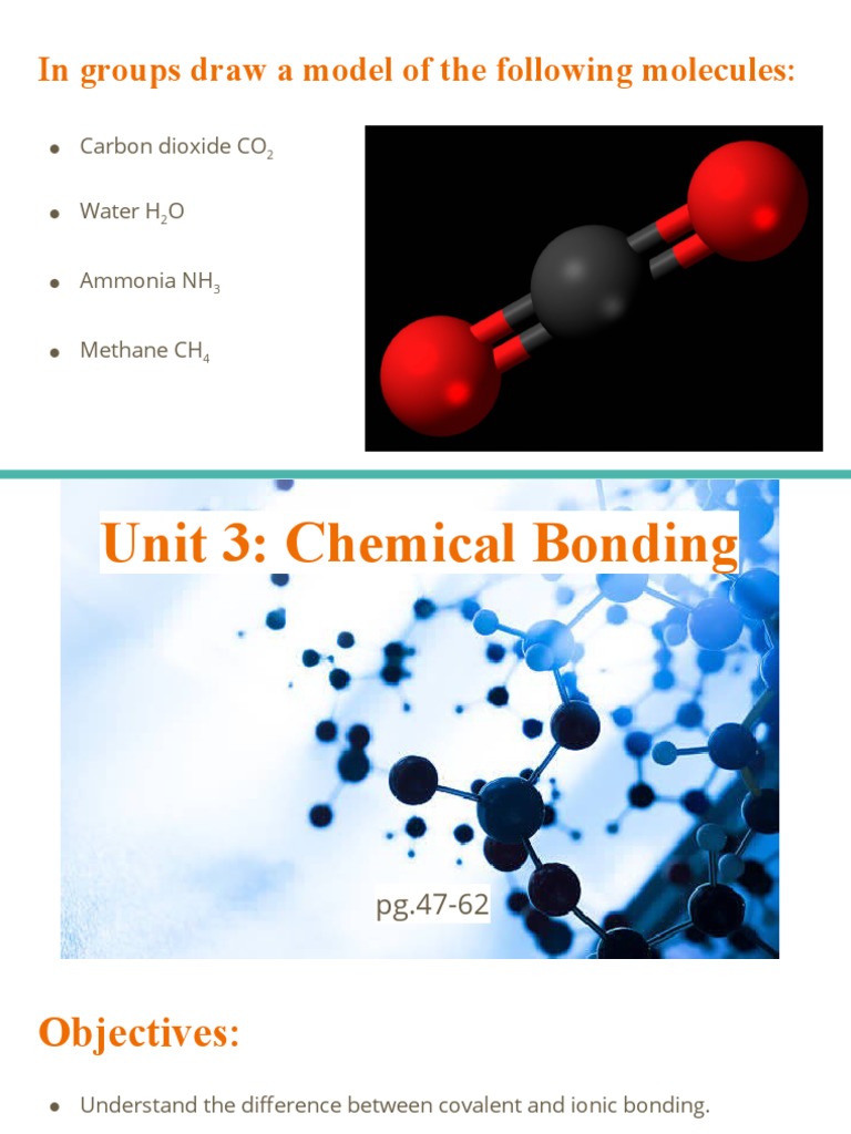 Unit 3 - Chemical Bonding | PDF | Chemical Bond | Ionic Bonding