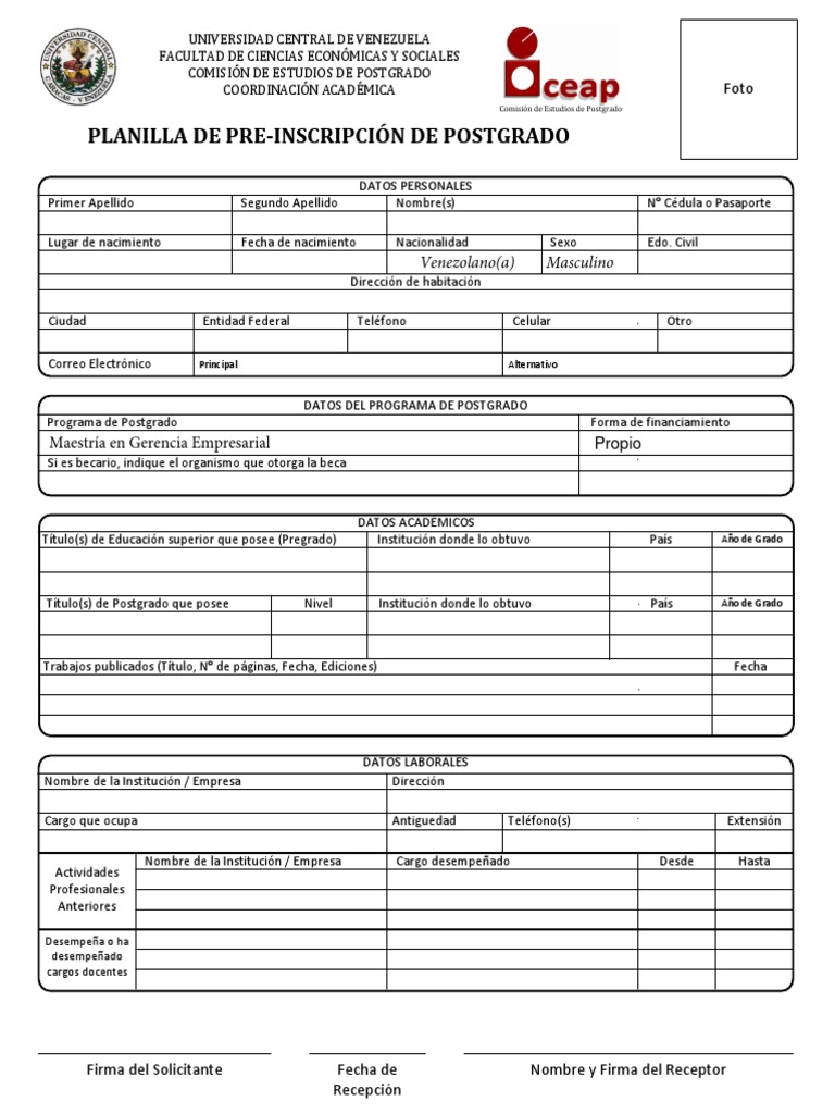 Visio-Planilla de Preinscripción - VSD | PDF