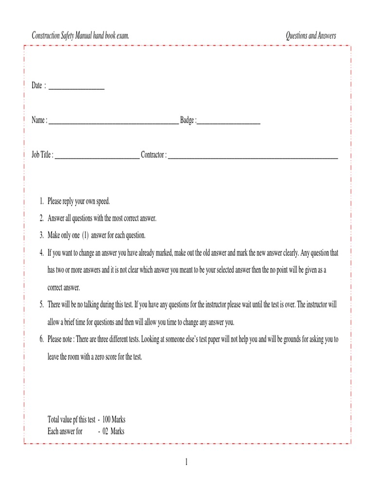 Aramco Exam Q&A | PDF