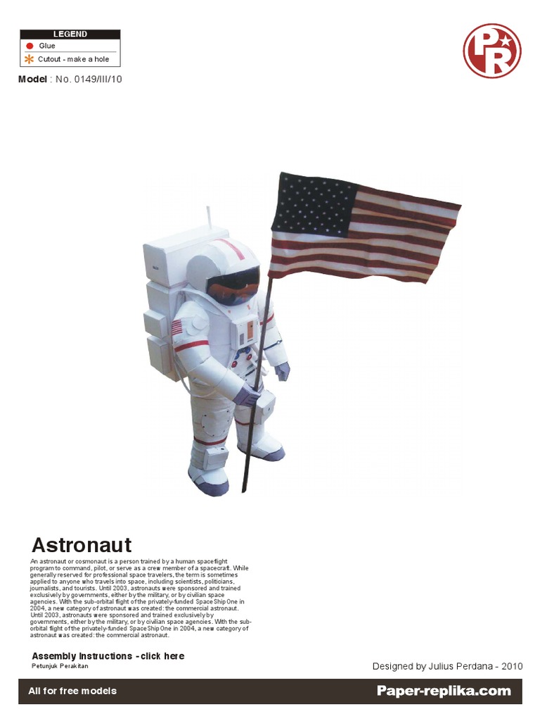 Astronaut Paper PDF | Download Free PDF | Astronauts | Private Spaceflight