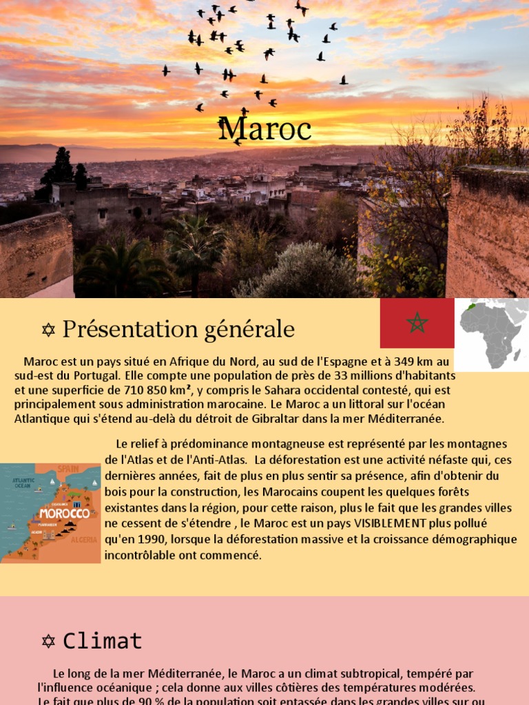 Maroc Project in French | PDF | Maroc | Boisson