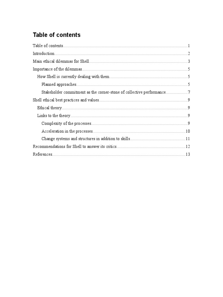 Business ethics-SHELL | PDF | Competitive Advantage | Economies