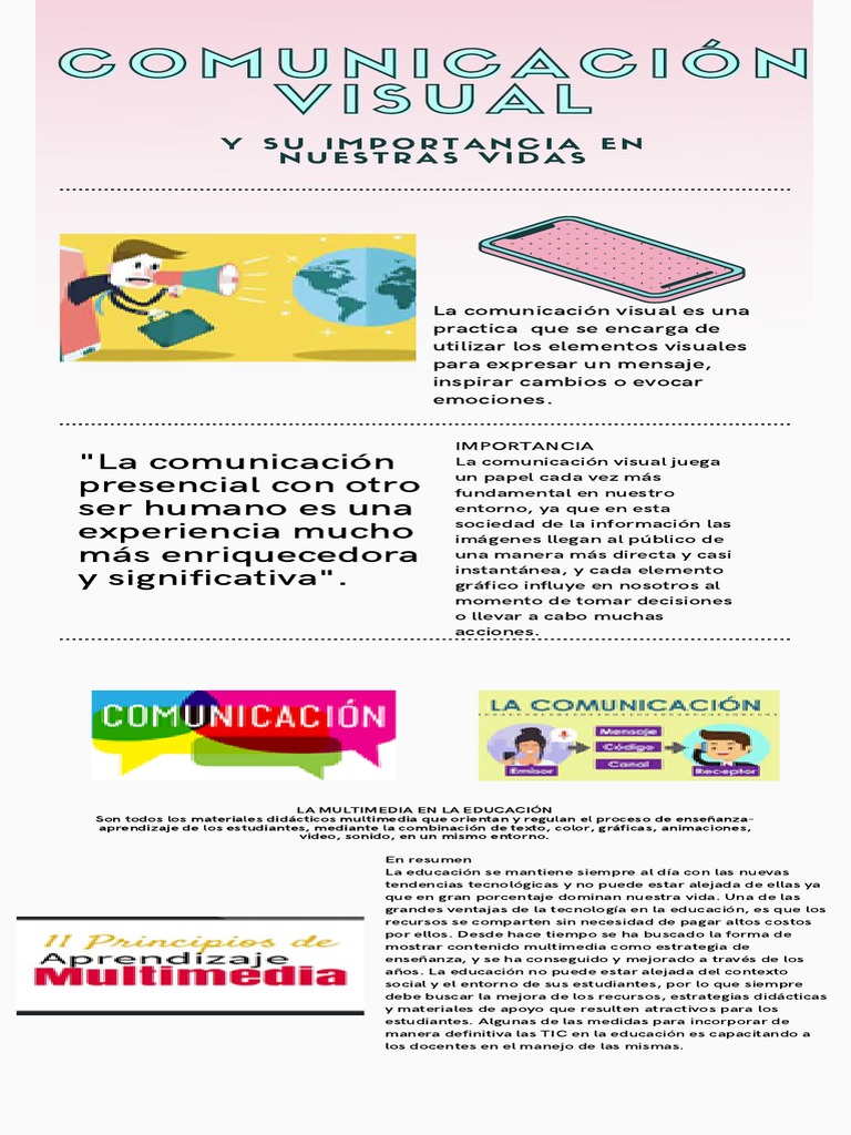 Comunicación Visual en Educación Multimedia | PDF | Enseñando | Multimedia