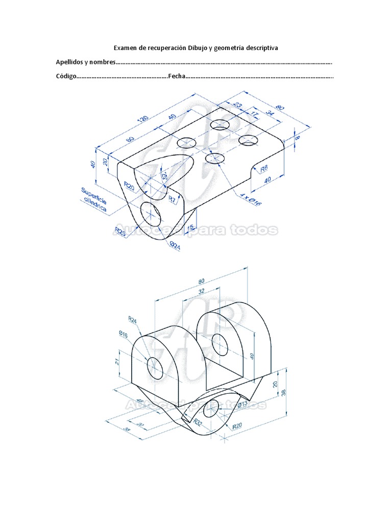 Examen Dibujo | PDF