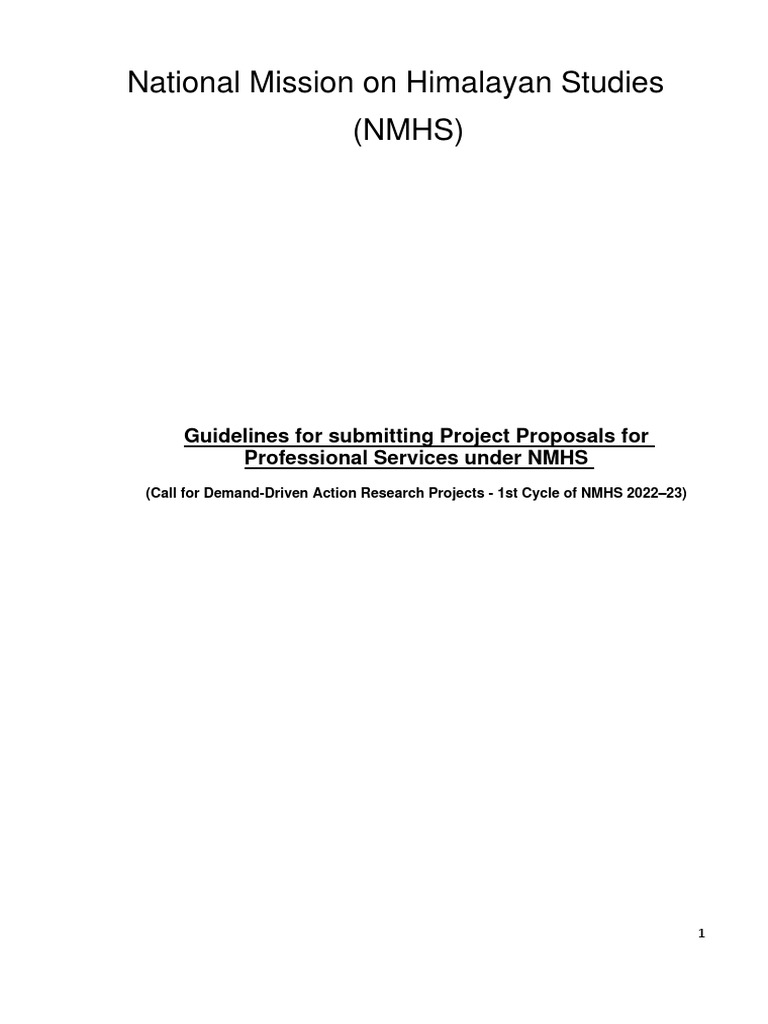 Project Submission Guidelines 2022 23 | PDF | Evaluation | Climate Resilience