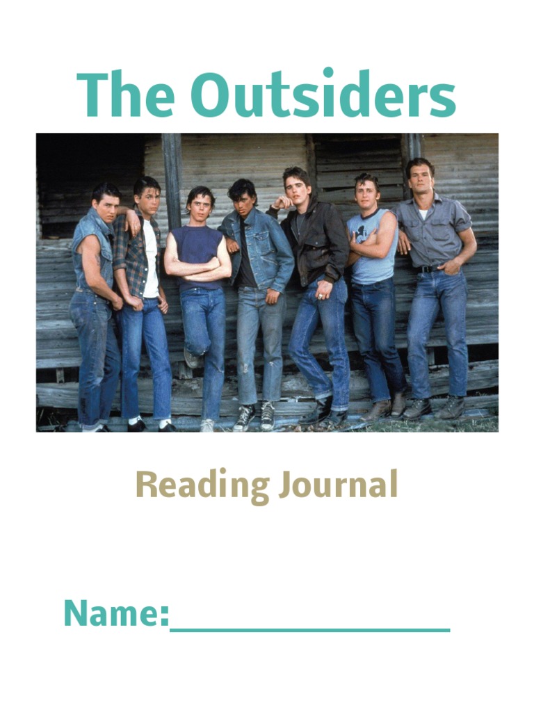 Character and Vocabulary Guide for The Outsiders | PDF