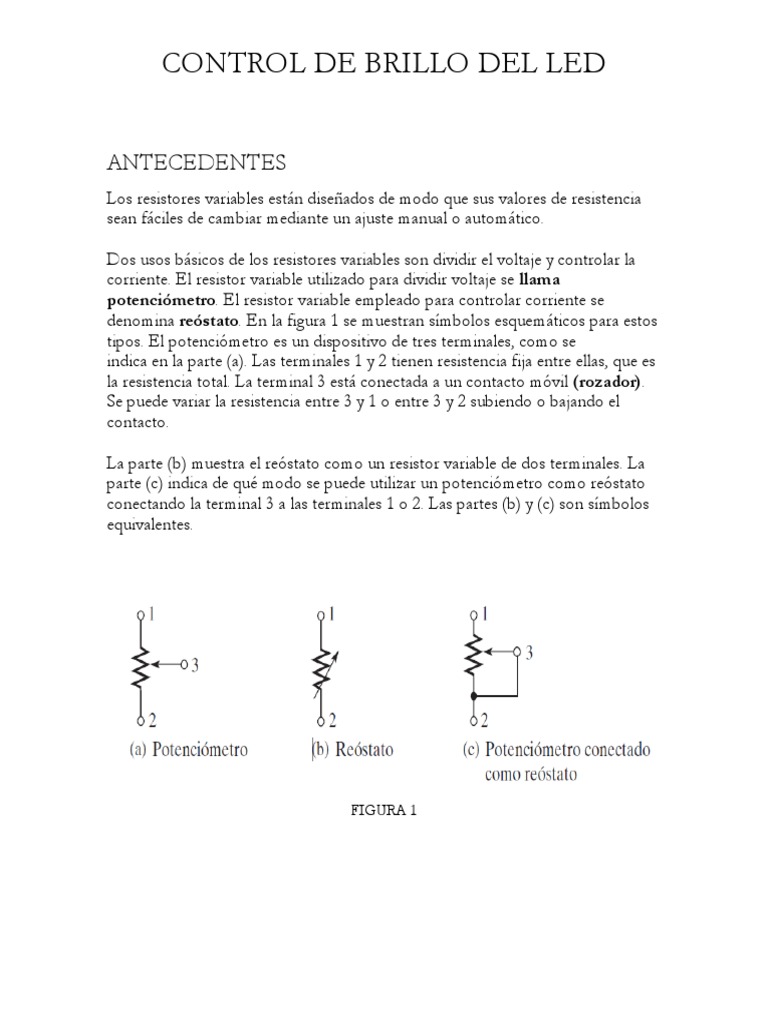 Control de Brillo Del Led | PDF