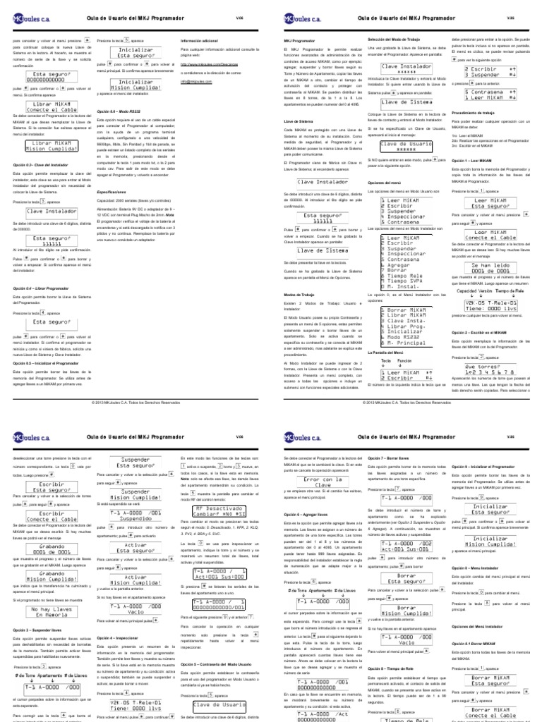 PROGRAMADOR Imprimir | PDF | Contraseña | Ingeniería Informática