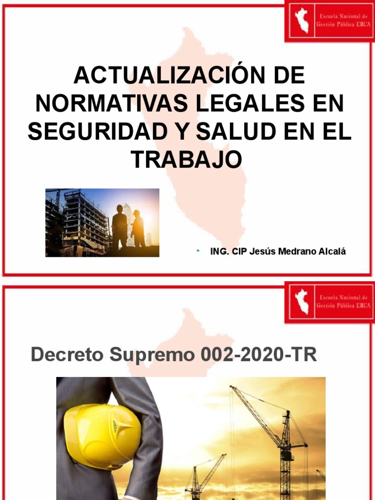 Actualización de Normativas Legales 2020 - Sso | PDF | Seguridad y salud ocupacional | Justicia