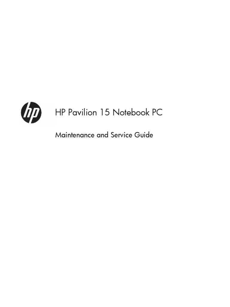 Manual HP Pavilion 15 (126 Páginas) | PDF