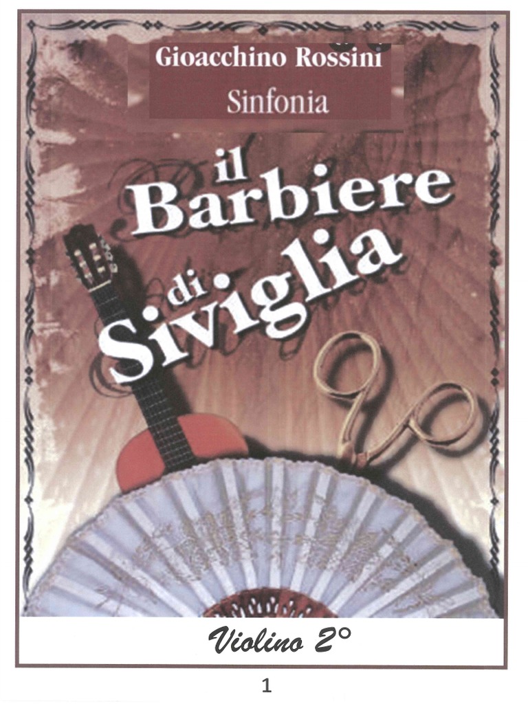ROSSINI Sinfonia Barbiere Di Siviglia | PDF