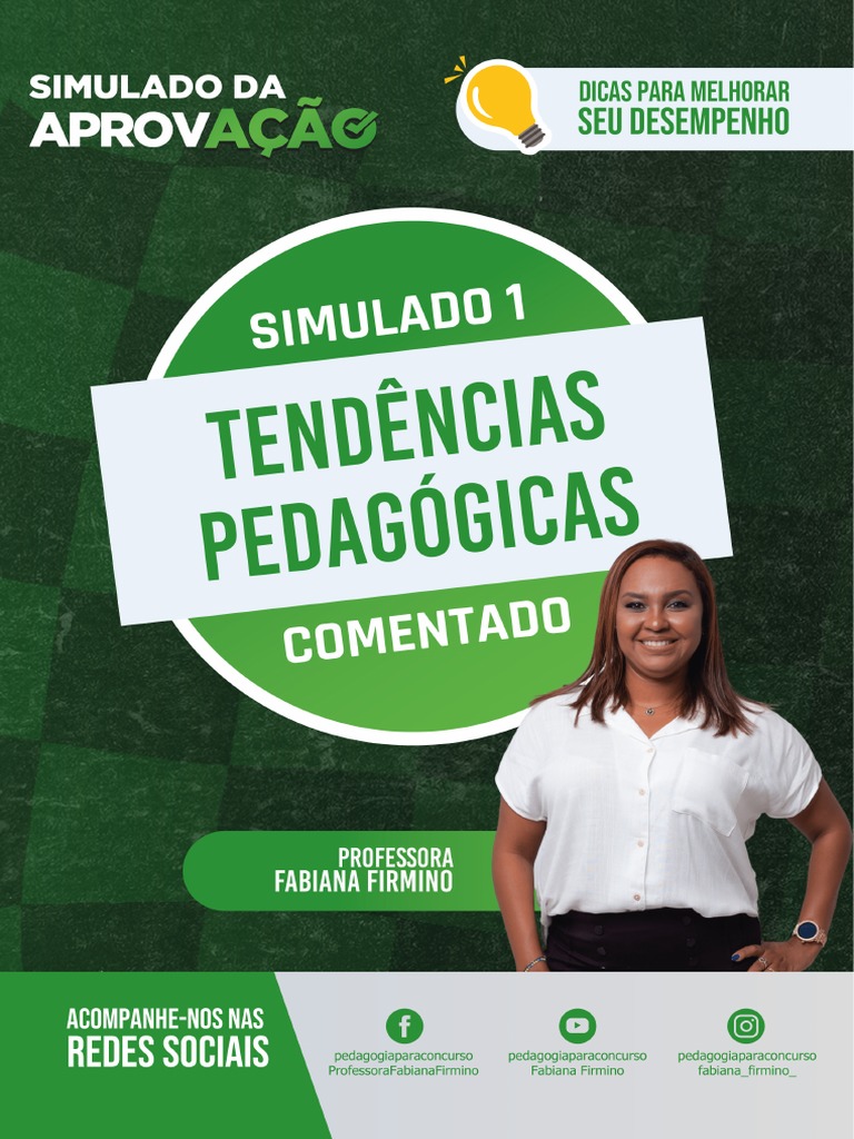 Simulado 1 Tendencias Pedagogicas | PDF | Pedagogia | Aprendizado
