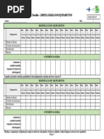 Controle de Limpeza Banheiro | PDF